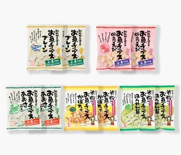 お魚チップス5種10袋セット｜TSKオンラインショップ